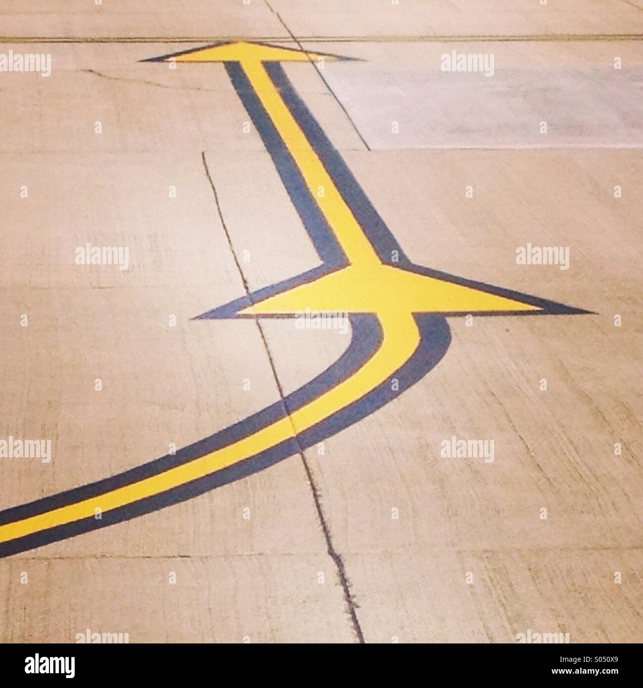 Airport runway marking hi-res stock photography and images - Alamy