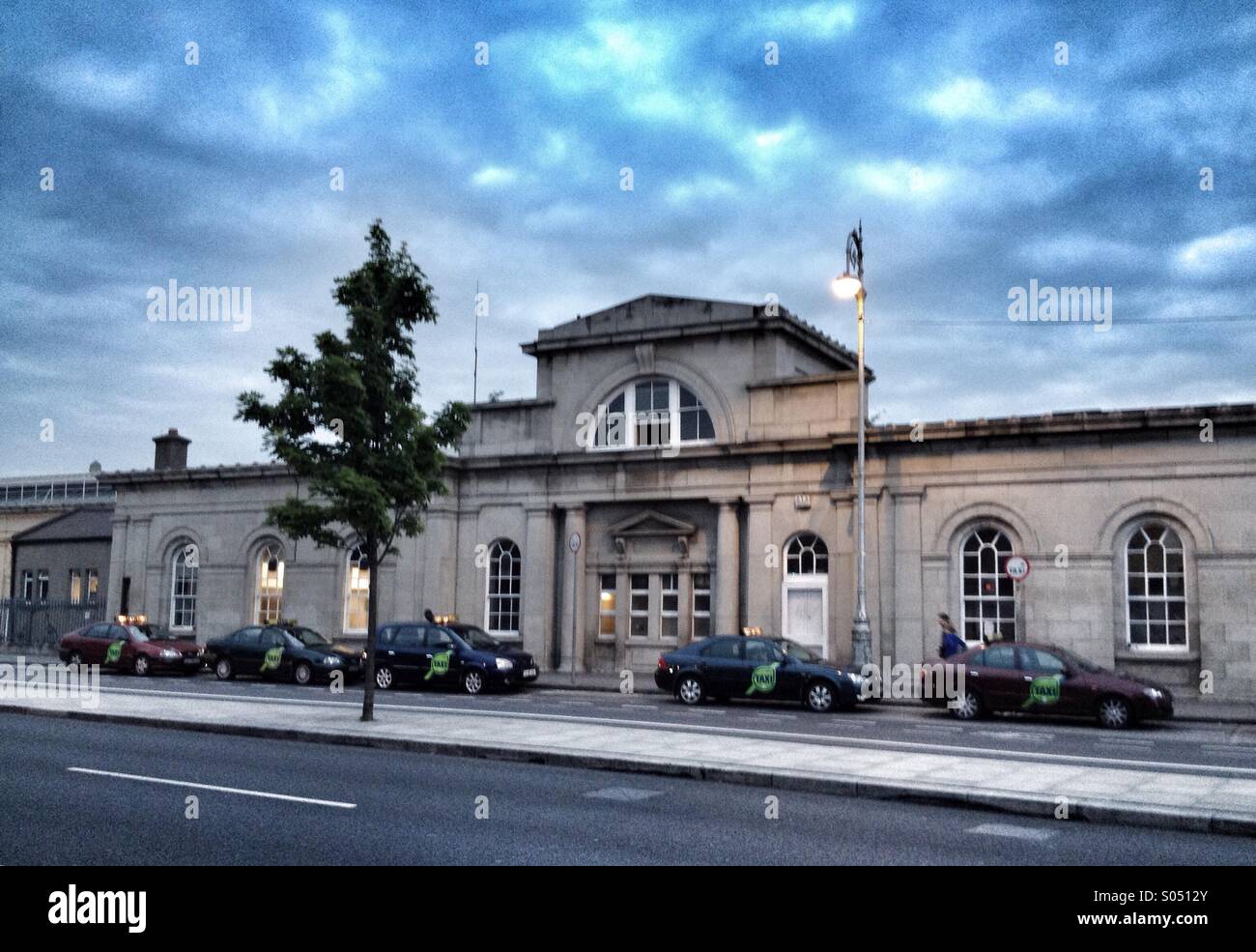 Dublin train station Stock Photo - Alamy