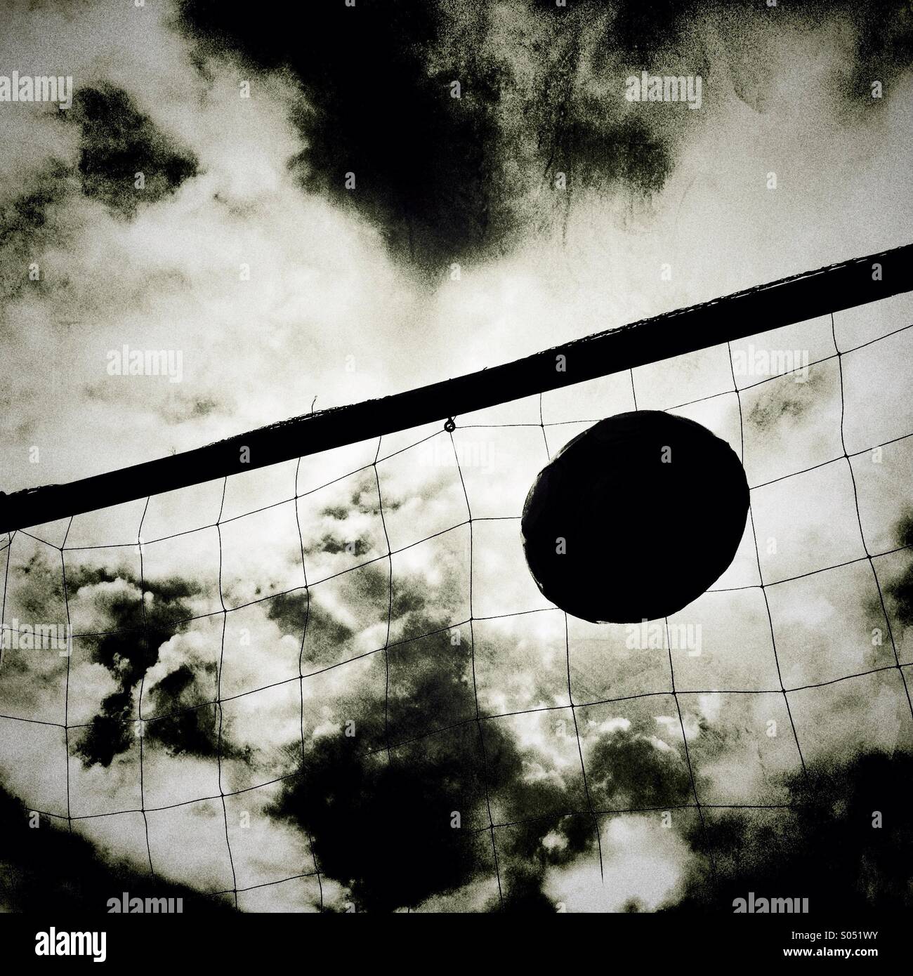 Football goal net back hi-res stock photography and images - Alamy