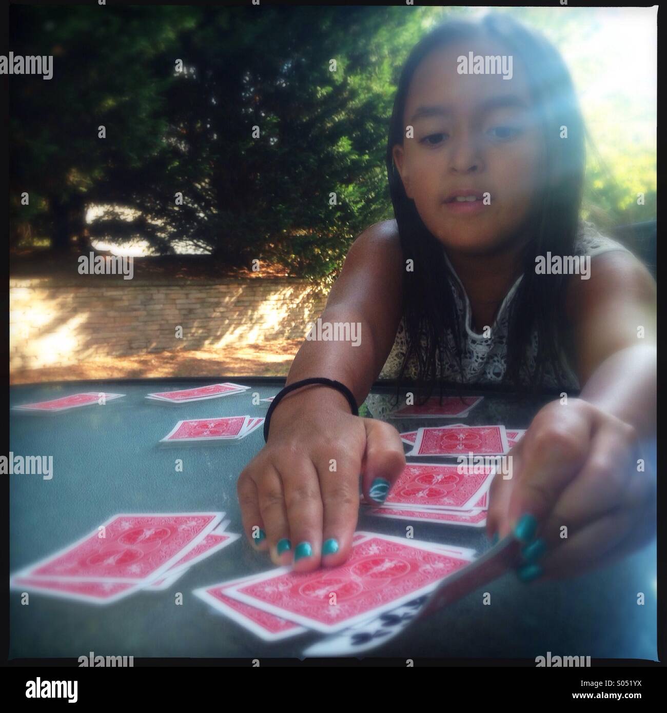Girl game cards hi-res stock photography and images - Alamy