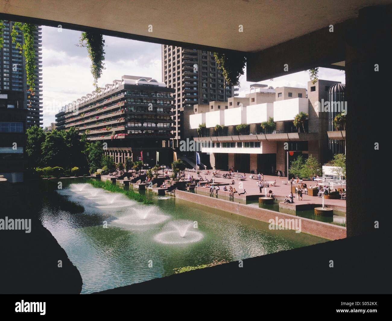 Barbican Fountain High Resolution Stock Photography and Images - Alamy