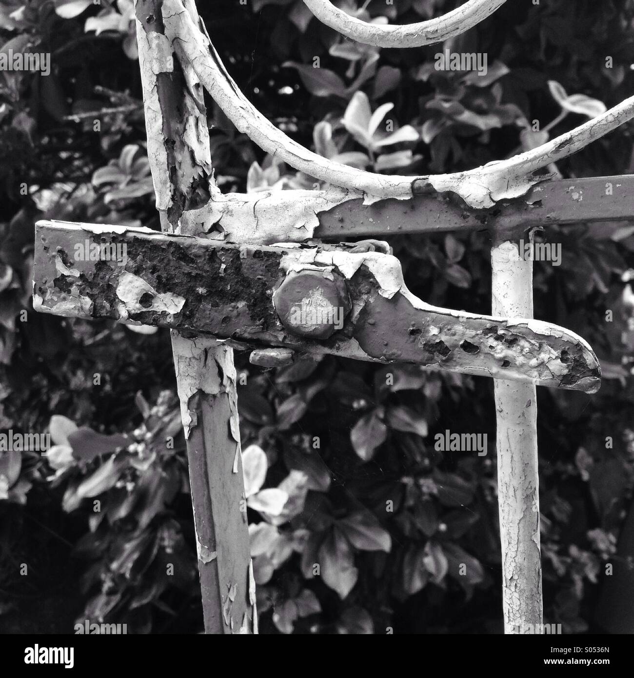 Rust Old Garden Gate Stock Photo - Alamy