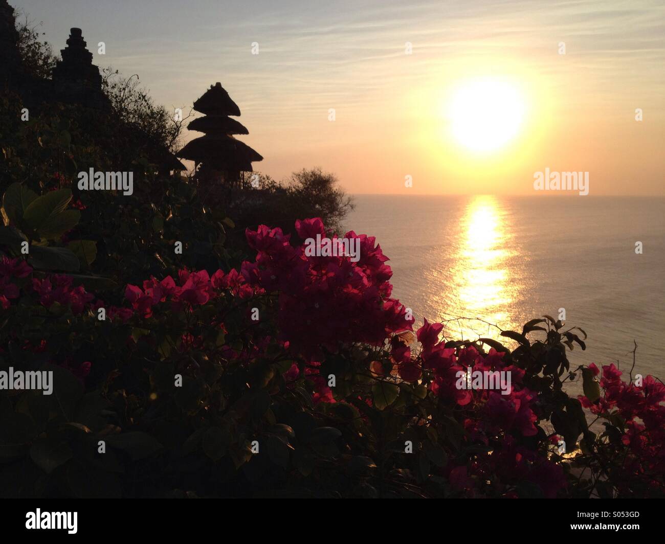 Sunset in Bali Stock Photo - Alamy