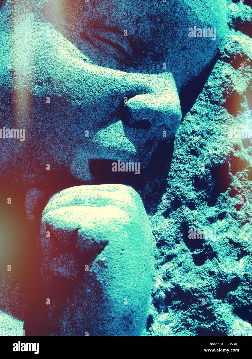 Stone baby sculpture Stock Photo - Alamy