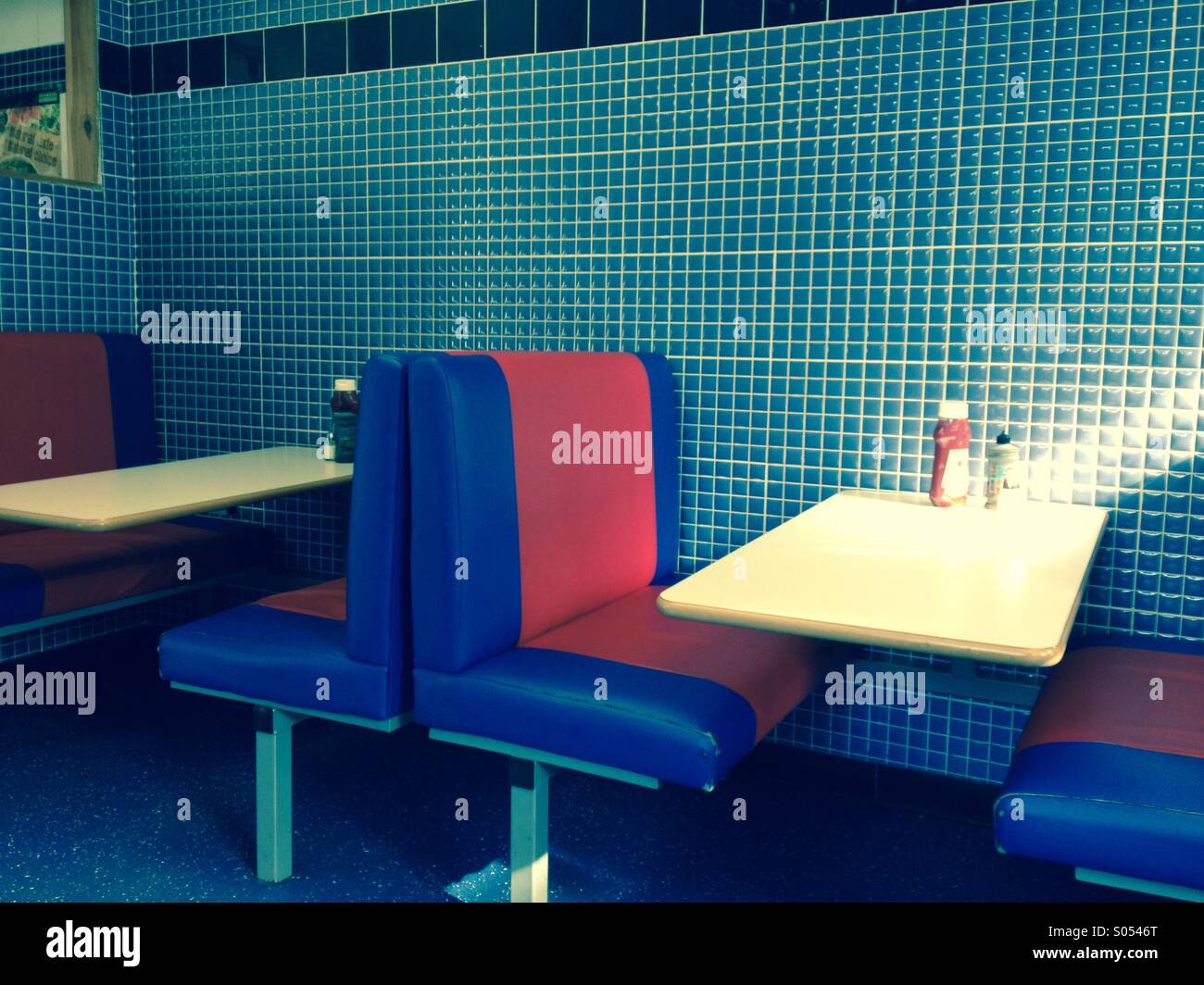 Diner booth hi-res stock photography and images - Alamy