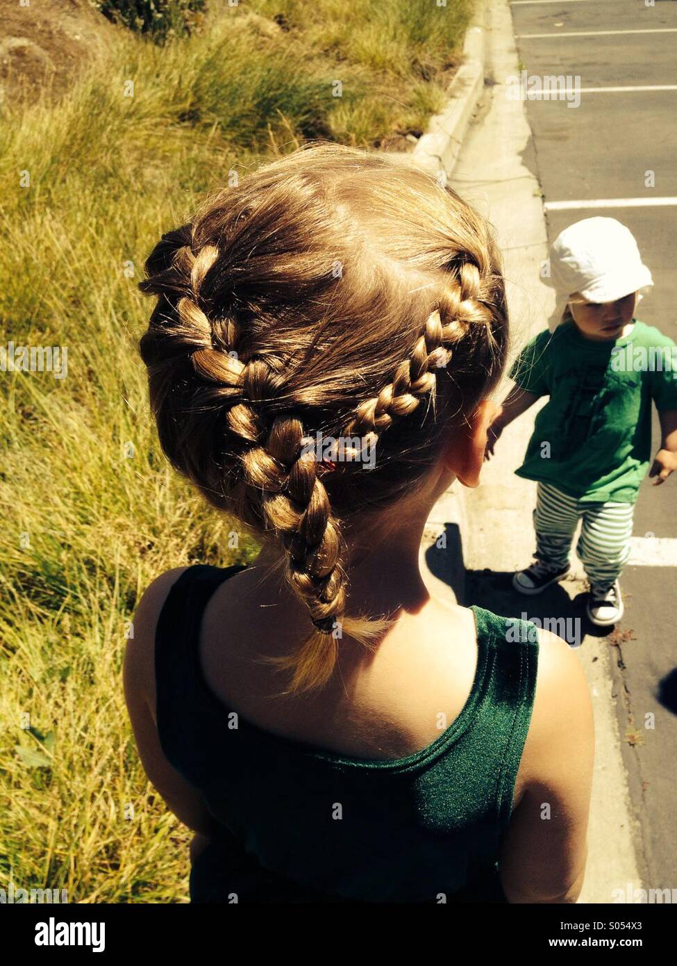 Hair plaits hi-res stock photography and images - Alamy