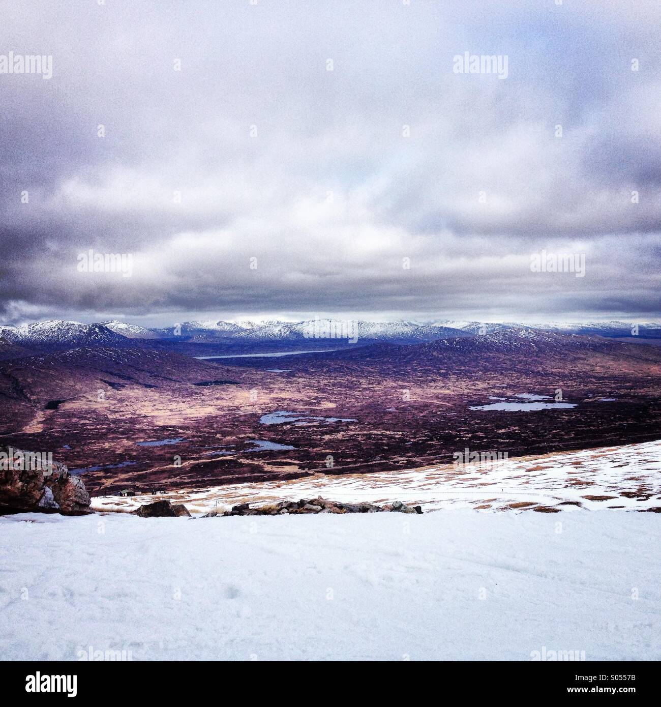 Glencoe mountain resort snowboarding hi-res stock photography and ...