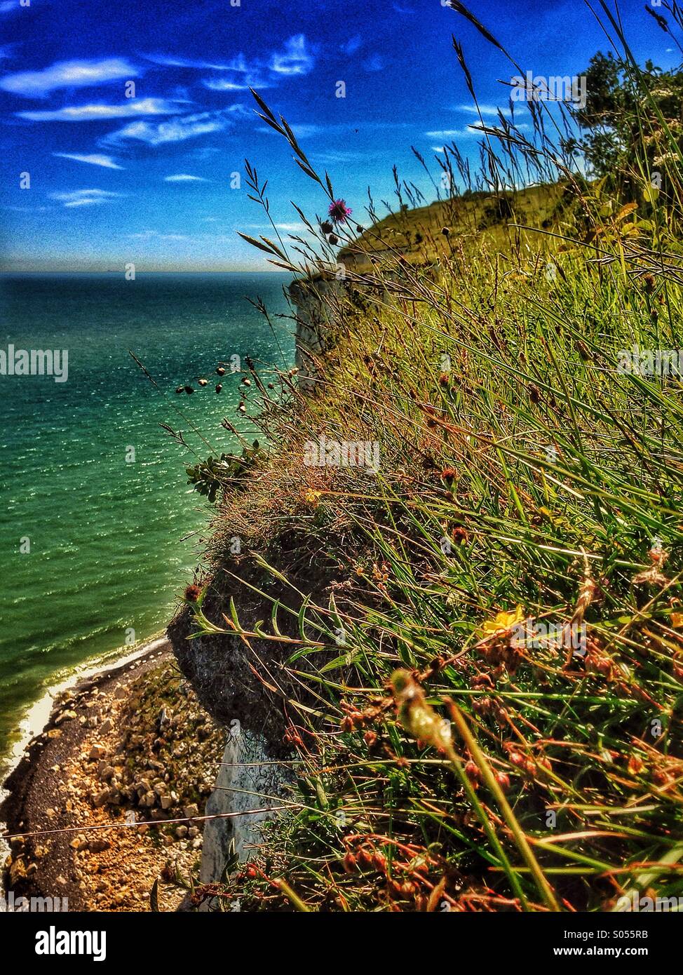 Dover cliff summer hi-res stock photography and images - Alamy