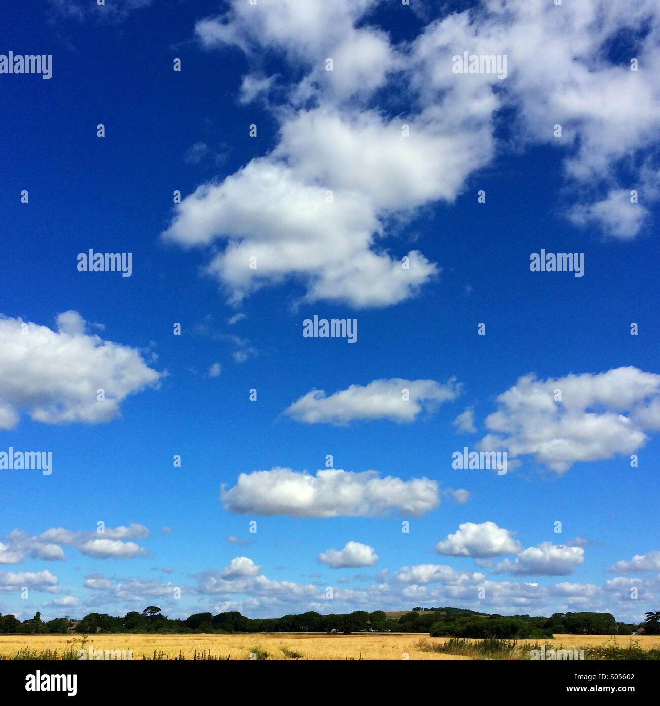 Big blue sky skies hi-res stock photography and images - Alamy