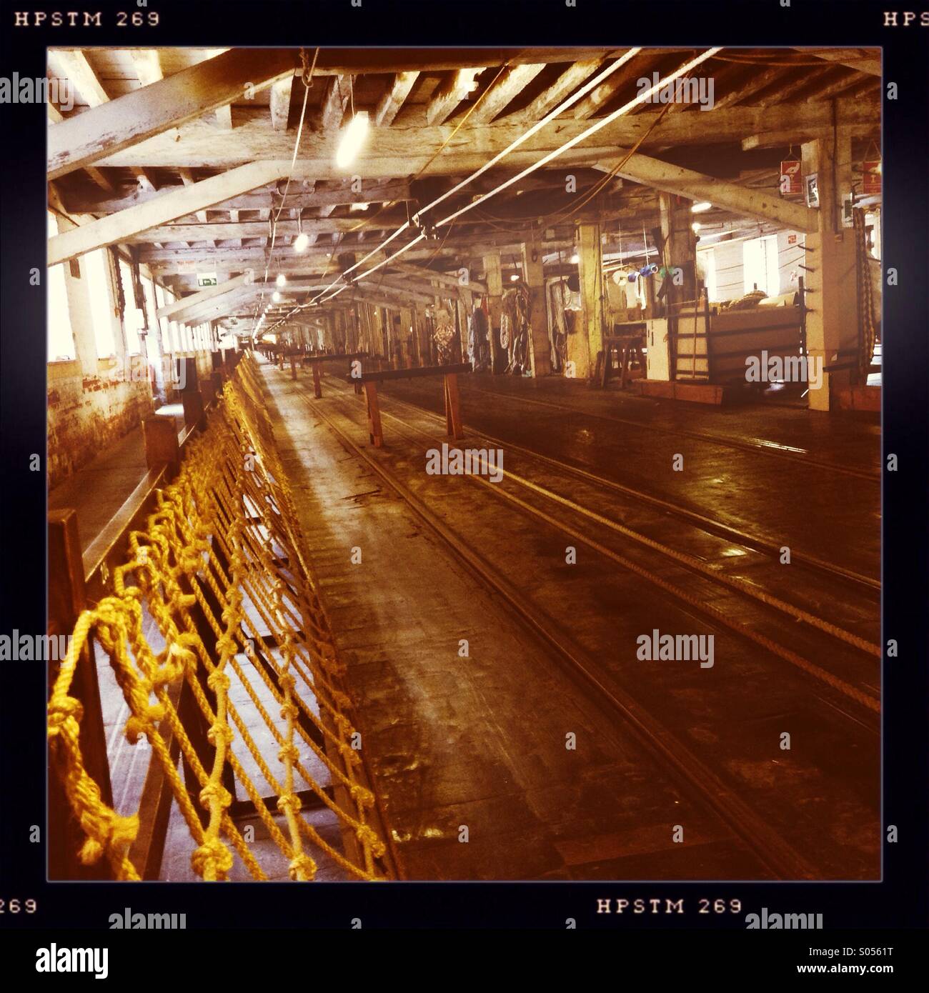 Ropery at Chatham Dockyards Stock Photo - Alamy