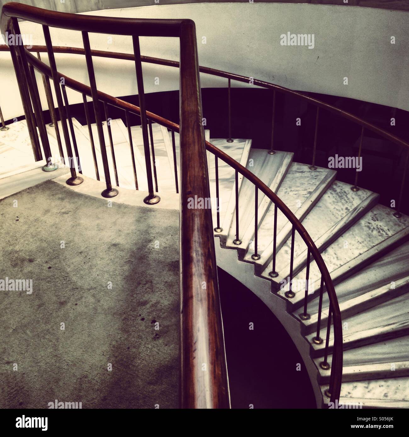 Circular stairs hi-res stock photography and images - Alamy