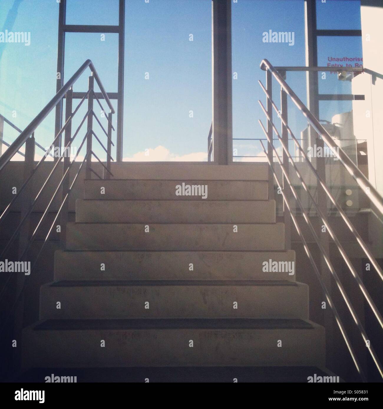 Handrail Roof High Resolution Stock Photography and Images - Alamy