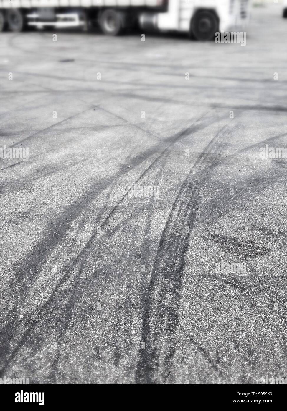 Race car tire tracks hi-res stock photography and images - Alamy