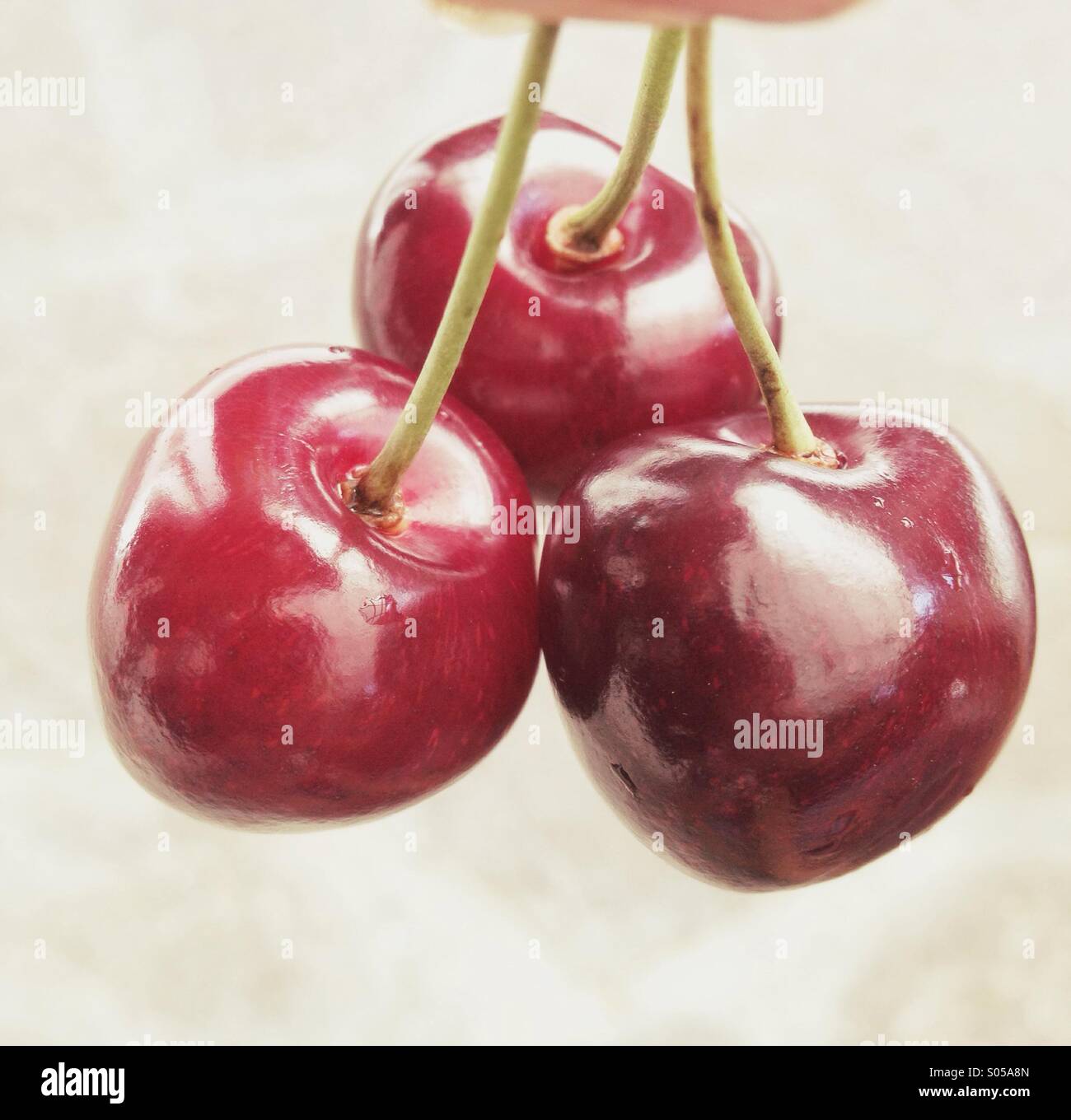 Cherries three fruit hi-res stock photography and images - Alamy