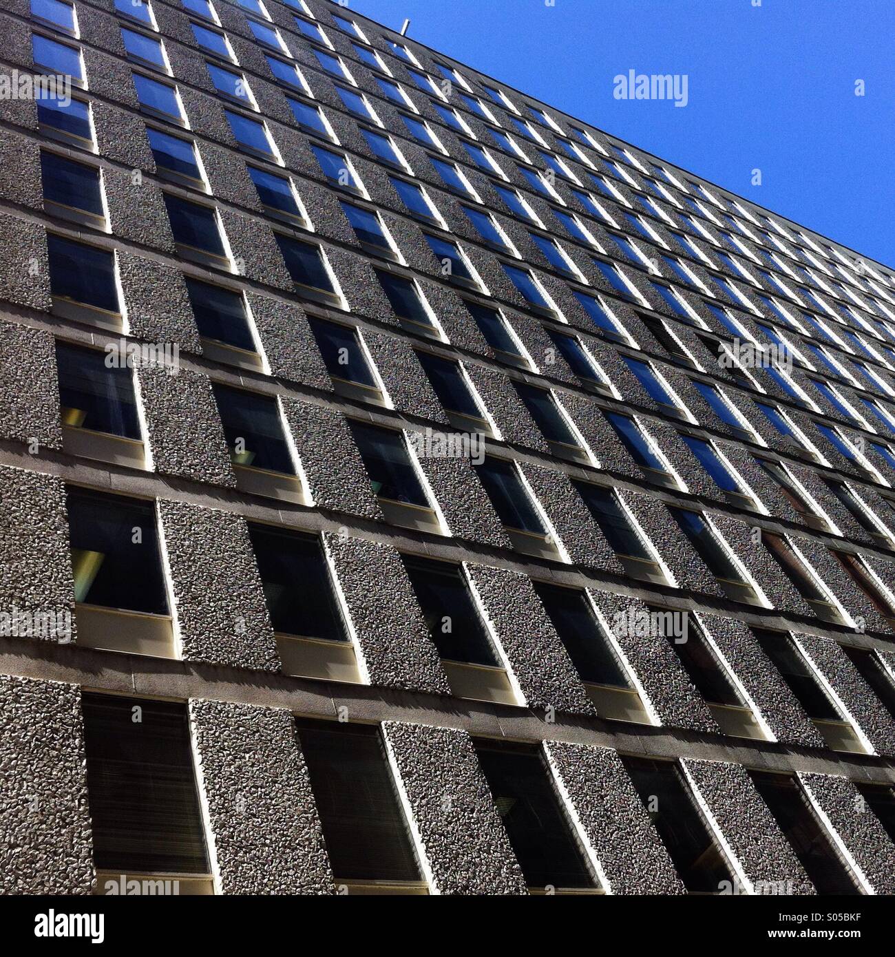 Highriser office building wall shot at the angle looking upward, Ottawa ...