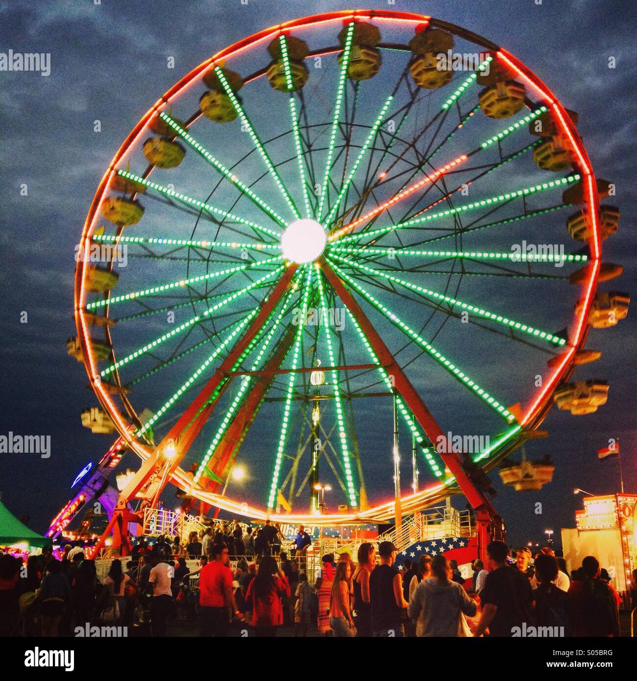 Ferris Wheel, Ohio State Fair Stock Photo - Alamy