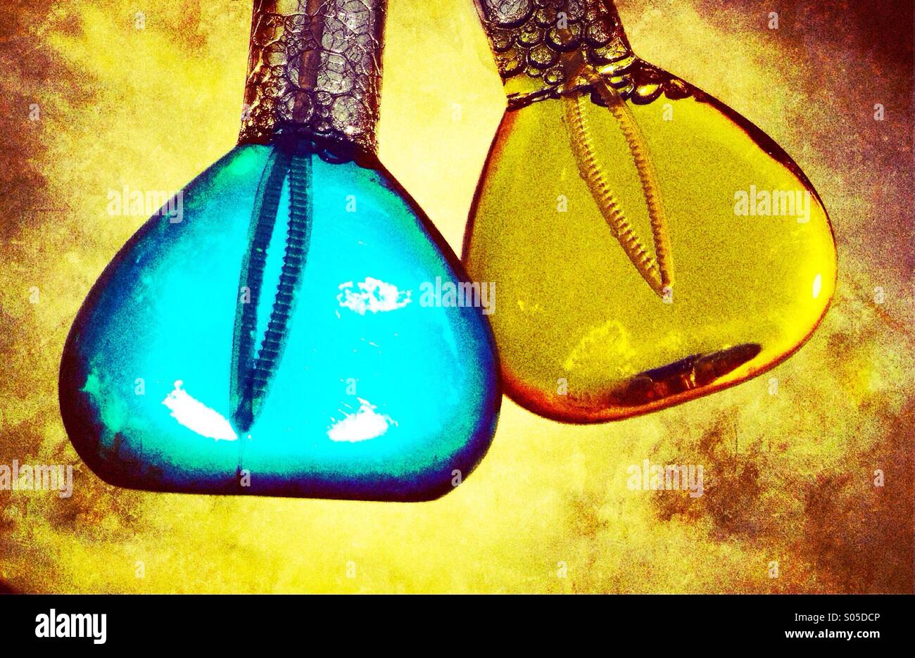 Coloured soap solutions Stock Photo - Alamy