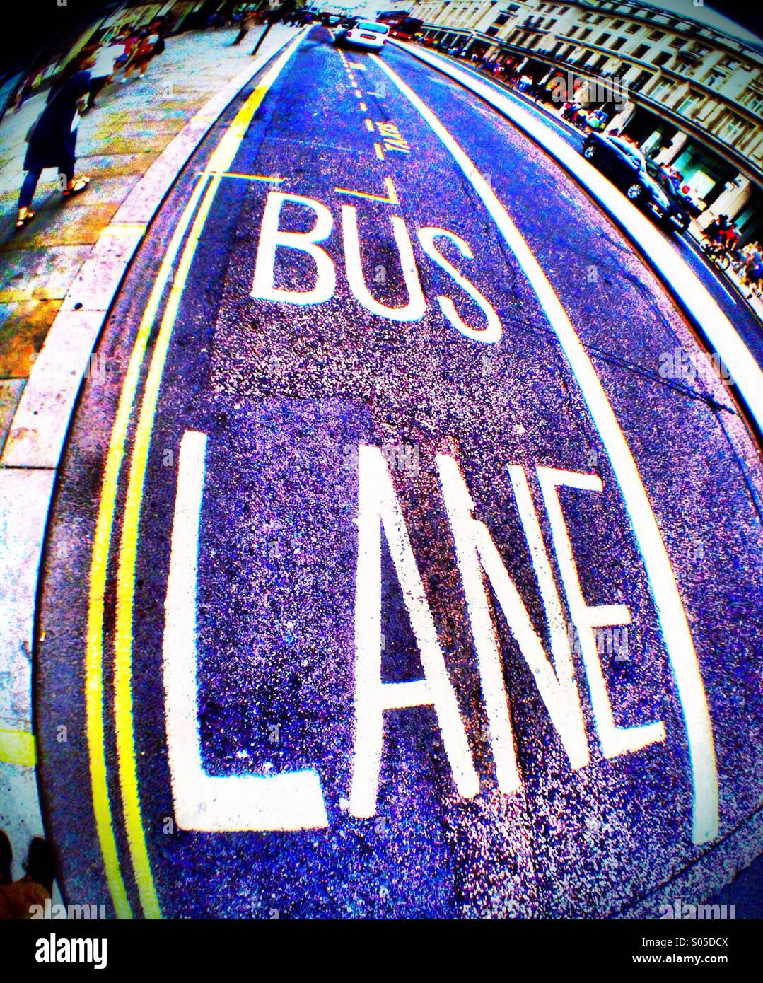 Bus lane traffic hi-res stock photography and images - Alamy