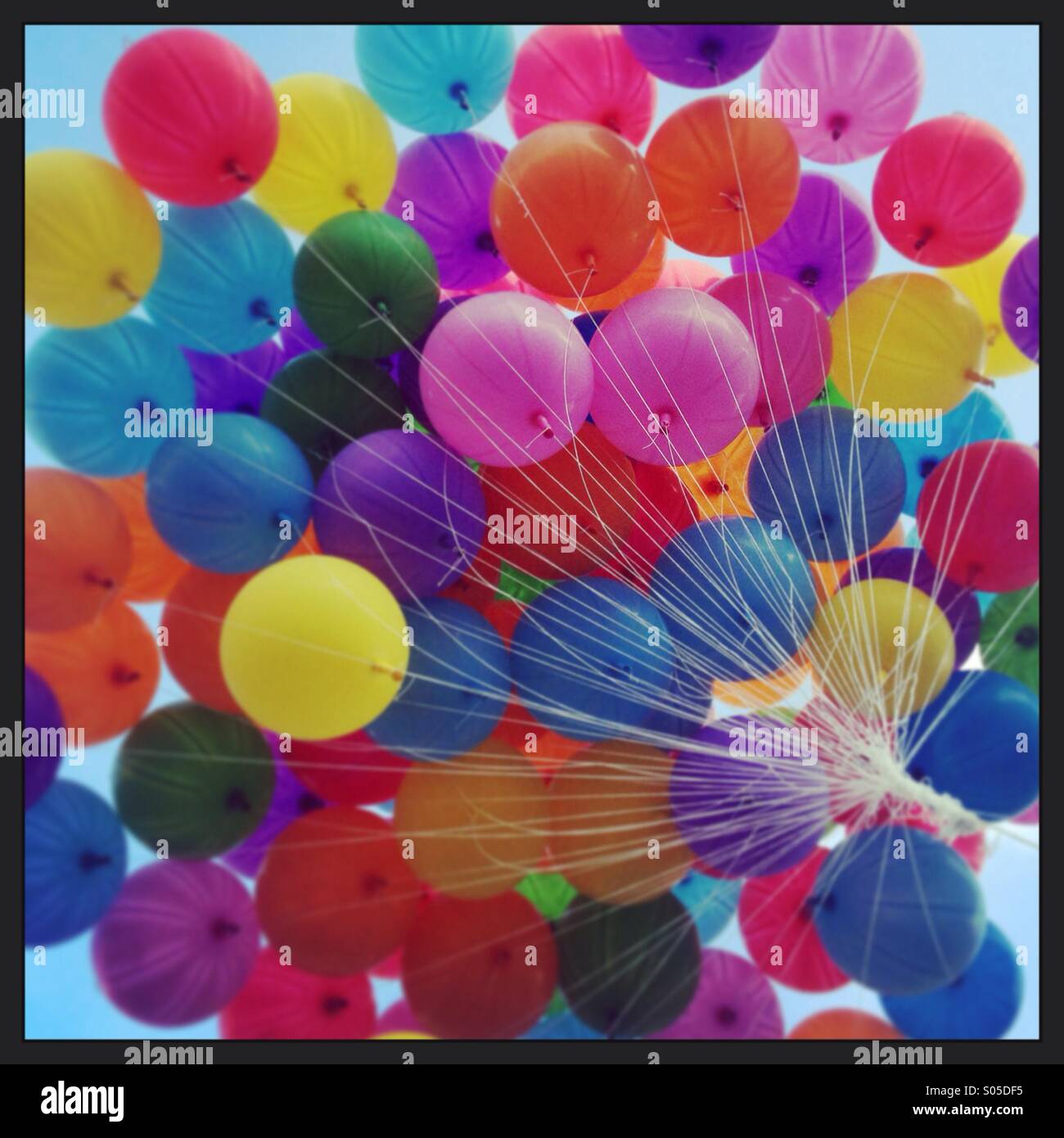 Colour balloons hi-res stock photography and images - Alamy