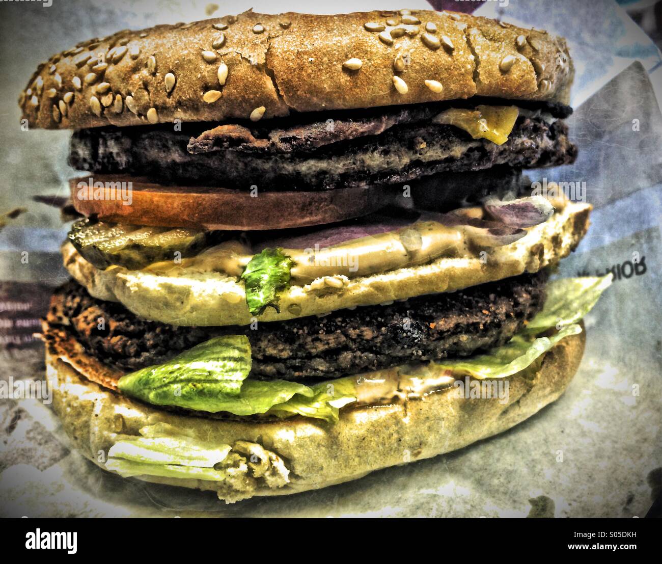 Mcdonalds Supersize Burger