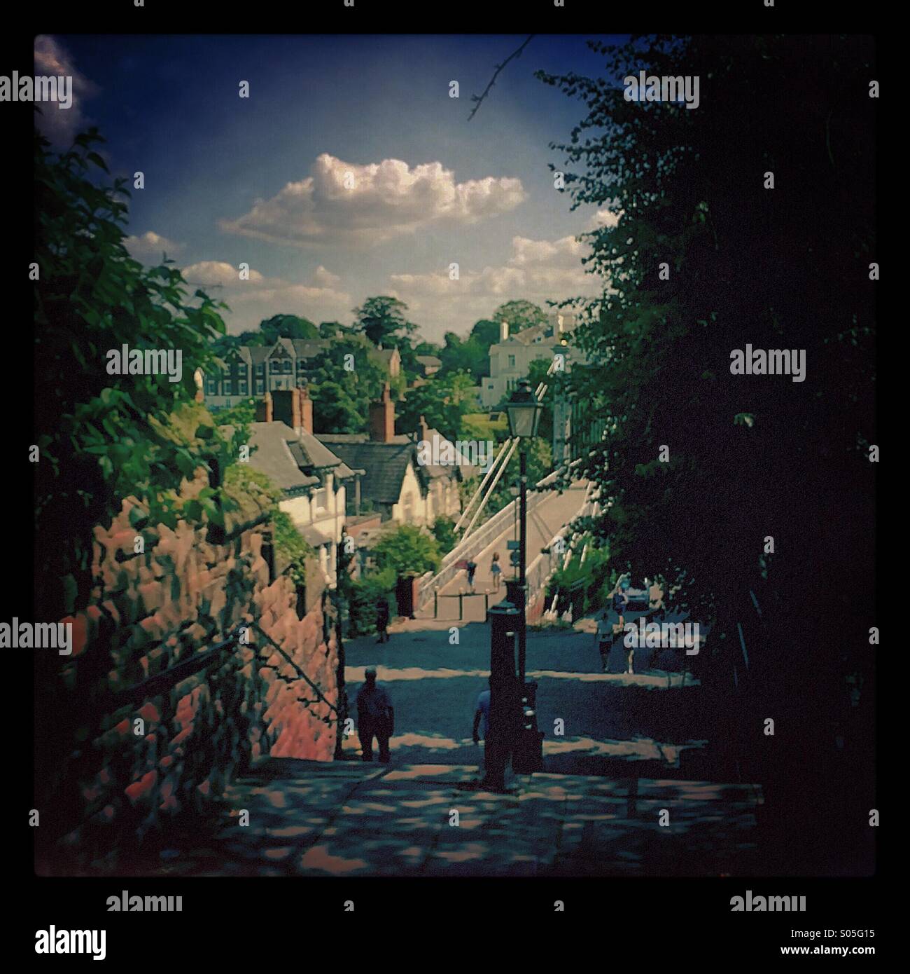 Steps river walk hi-res stock photography and images - Alamy