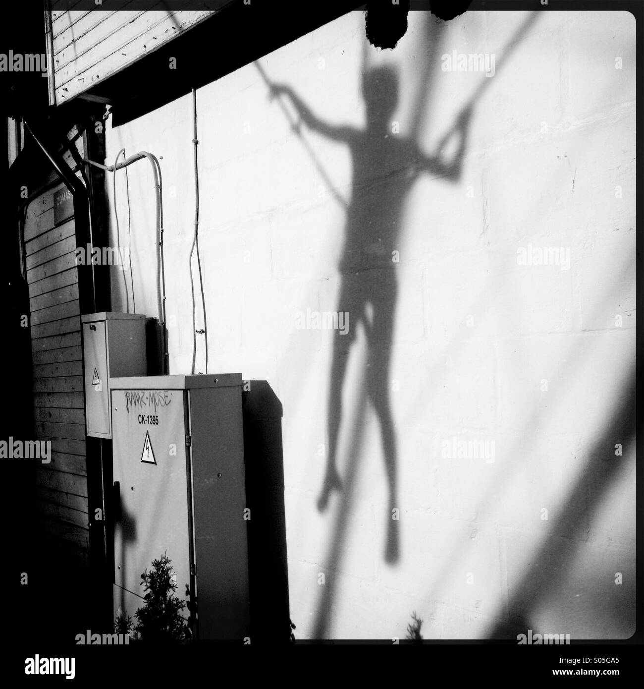 Boy Shadow Wall High Resolution Stock Photography and Images - Alamy