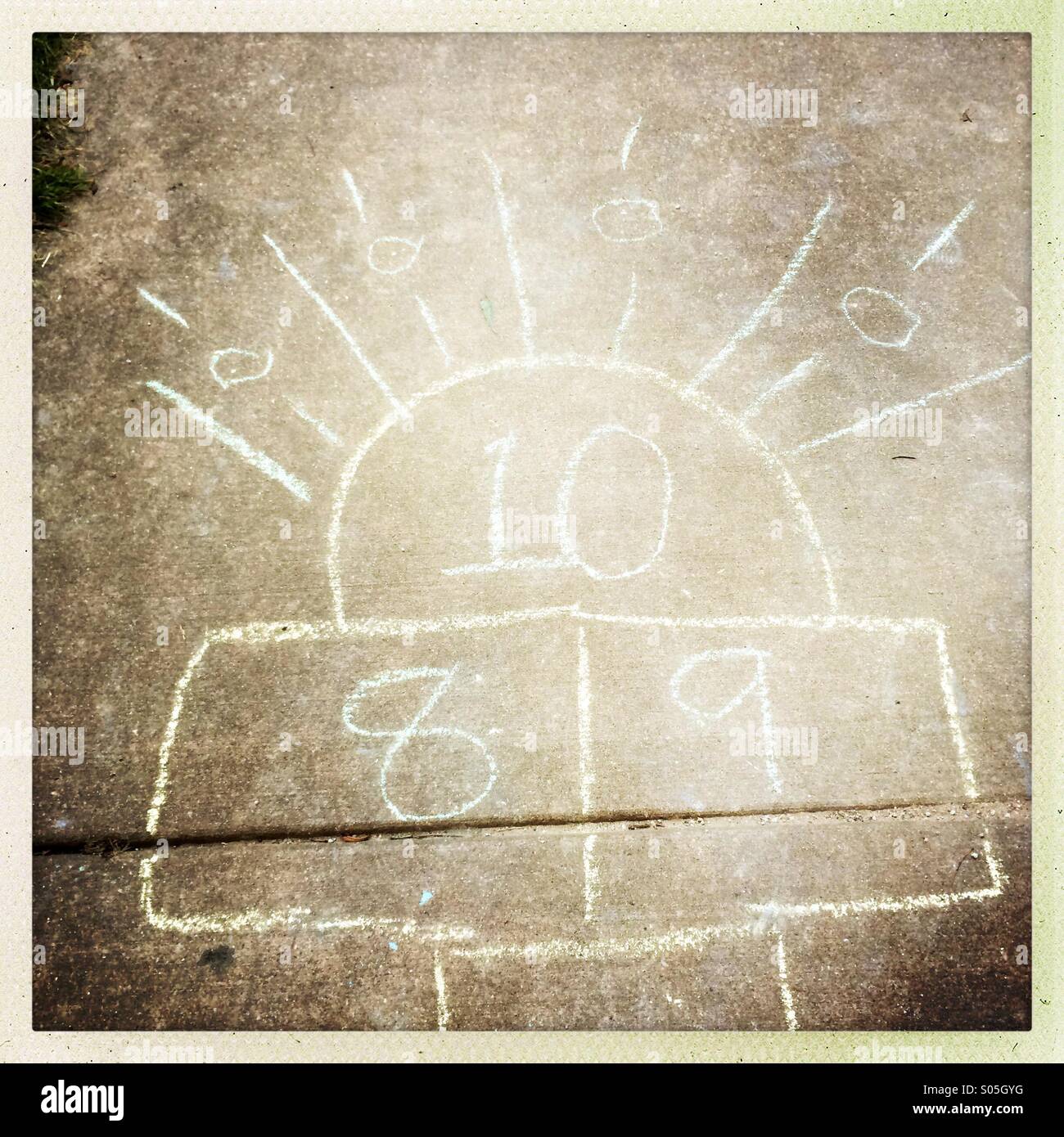 Game play chalk hi-res stock photography and images - Alamy