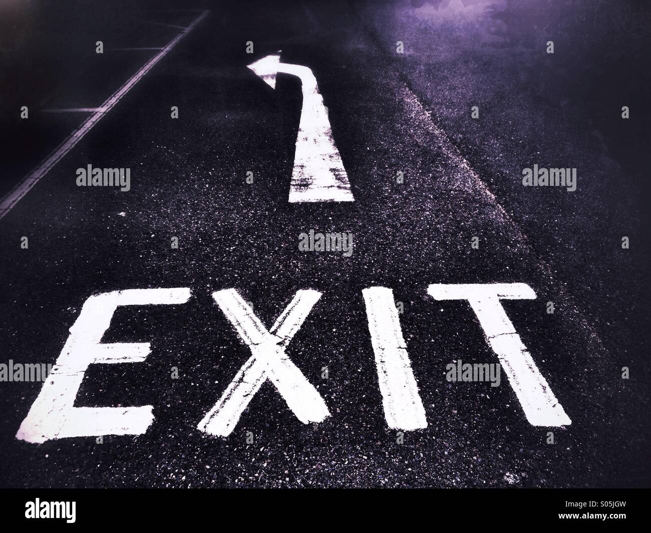 Road Marking Arrow High Resolution Stock Photography and Images - Alamy