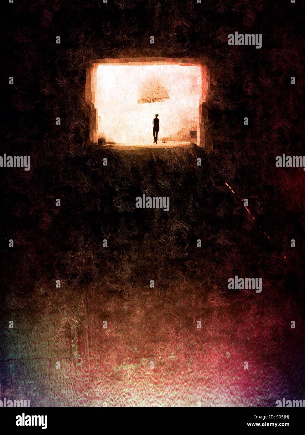 Heading to the light Stock Photo - Alamy