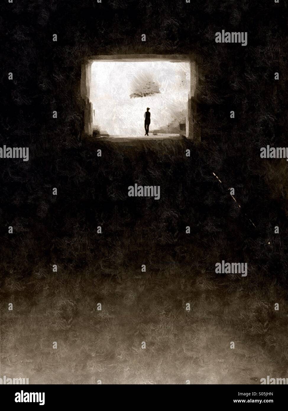 Heading to the light Stock Photo - Alamy