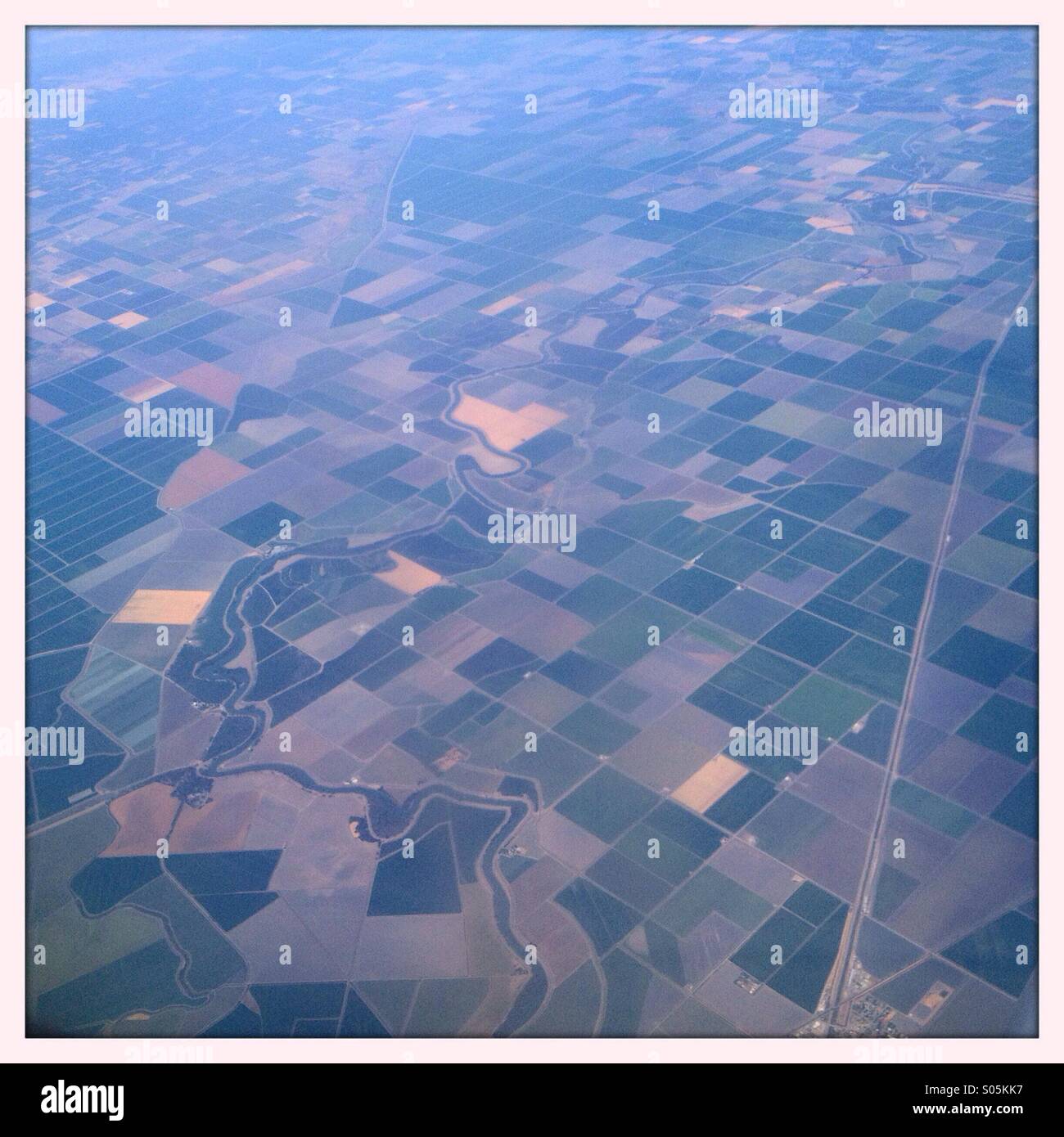 California farm aerial hi-res stock photography and images - Alamy