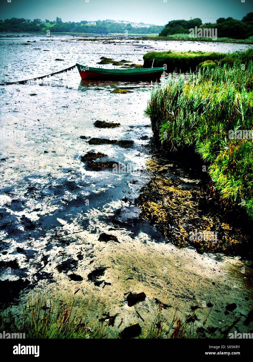 Low tide Donegal Stock Photo - Alamy