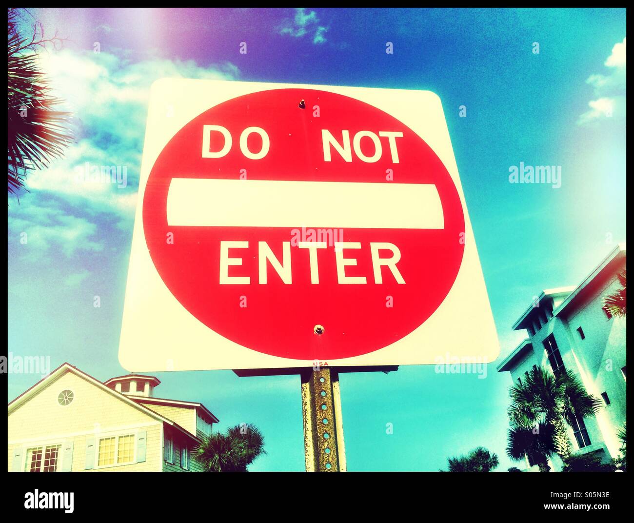 Do Not Enter road sign Stock Photo - Alamy