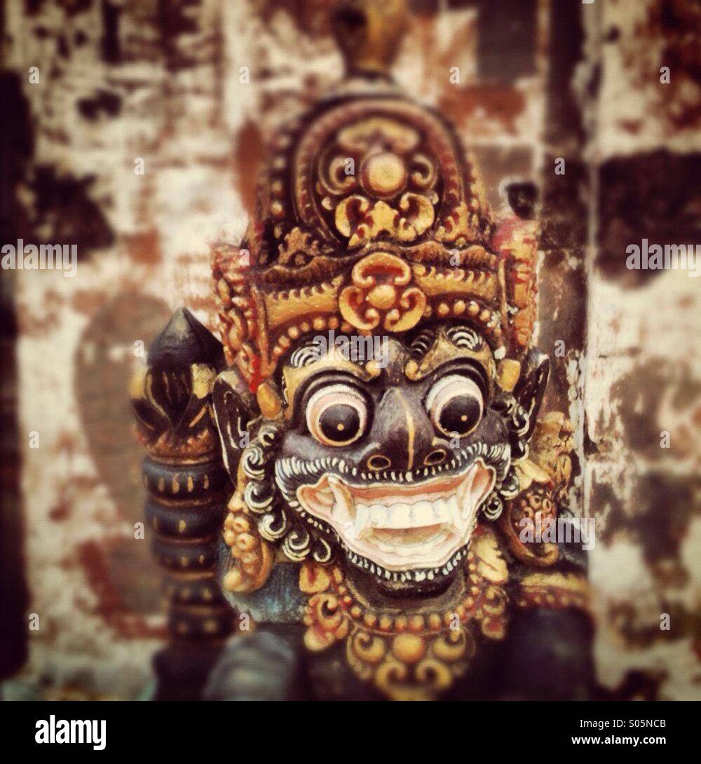 Balinese Hindu statue. Bali, Indonesia Stock Photo - Alamy