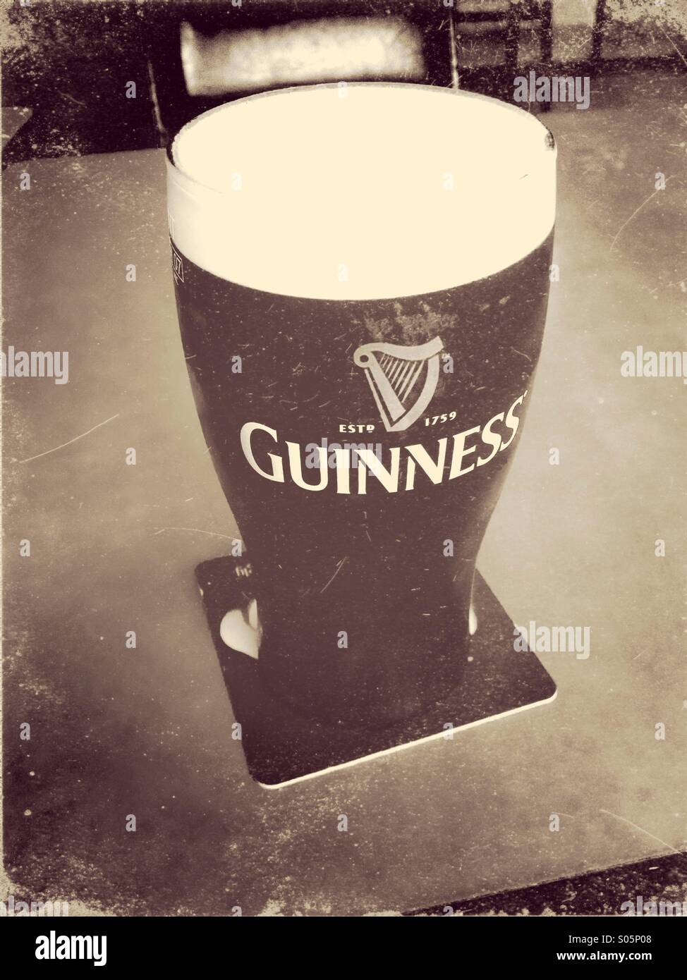 Guinness on table hi-res stock photography and images - Alamy