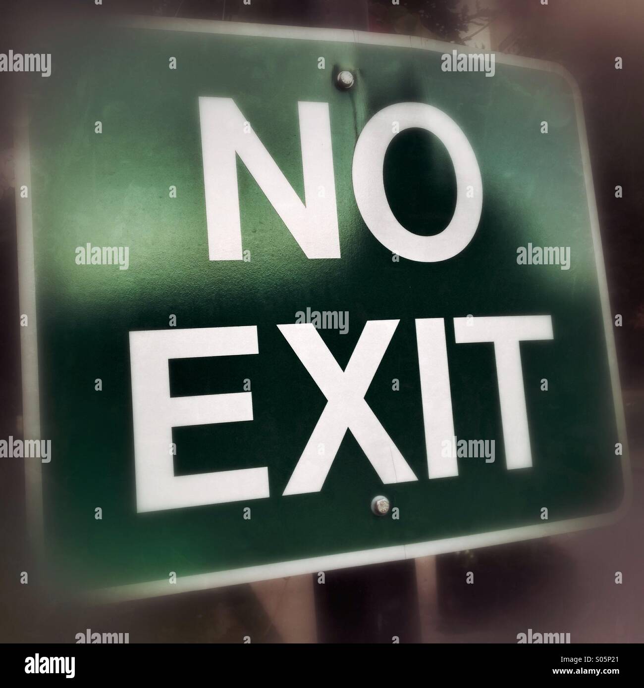 No exit sign hi-res stock photography and images - Alamy