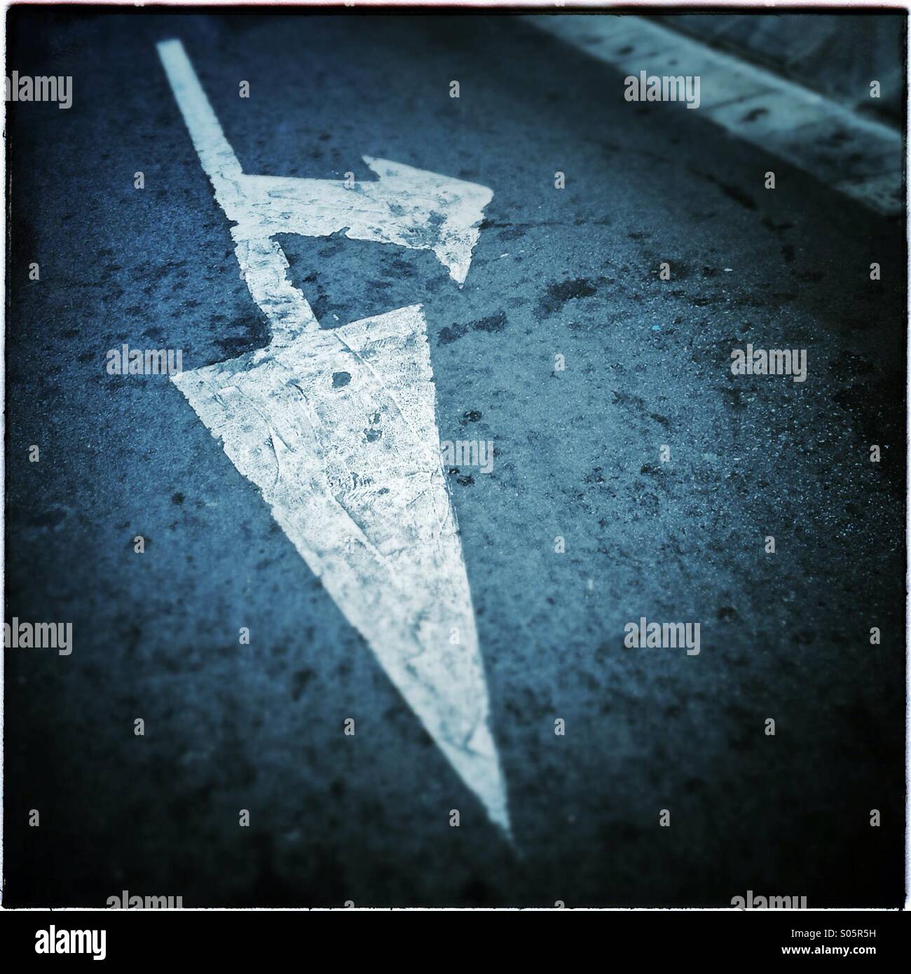 Driving direction arrows hi-res stock photography and images - Alamy