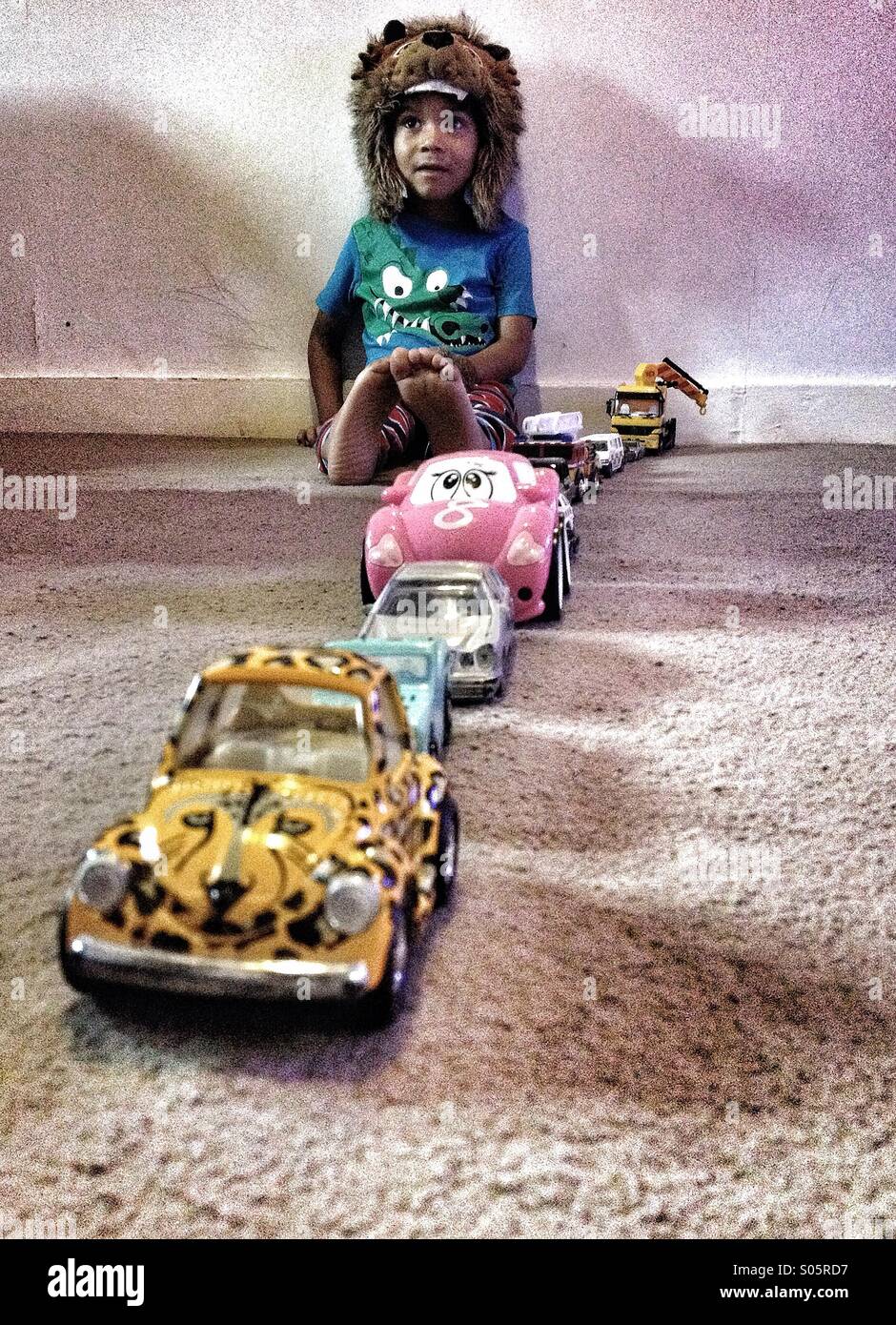 Boy cars hi-res stock photography and images - Alamy