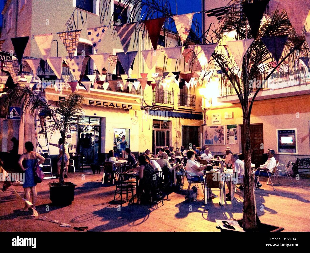 Street scene in Orba Spain Stock Photo - Alamy