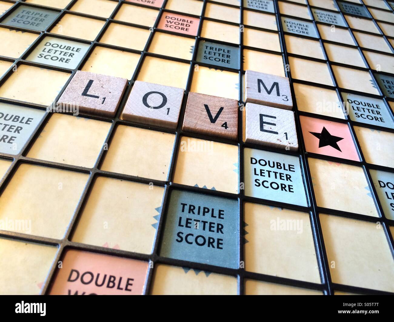 Message on a scrabble board hi-res stock photography and images - Alamy