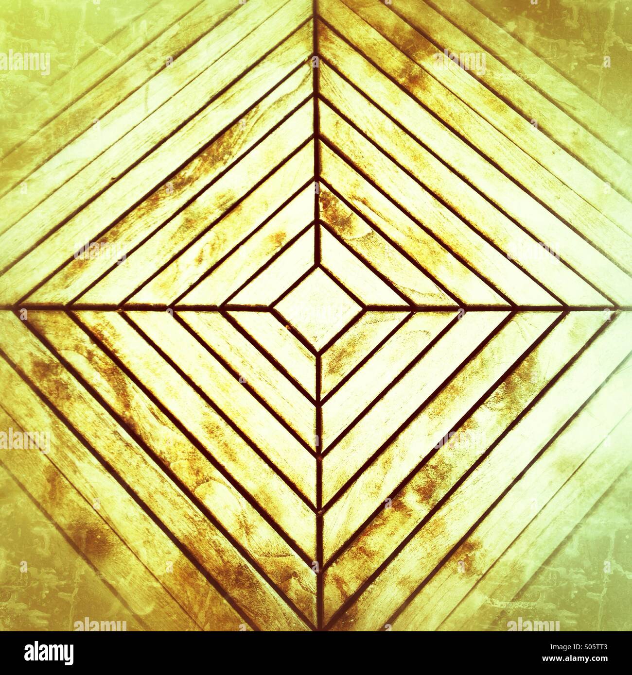 Wood Block Floor Stock Photo Alamy