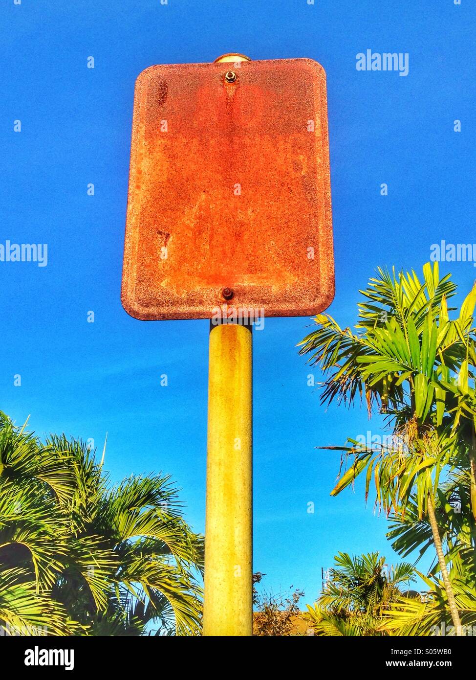 Rusty old sign Stock Photo - Alamy