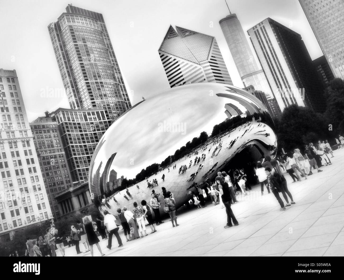 The Bean Sculpture Stock Photo - Alamy
