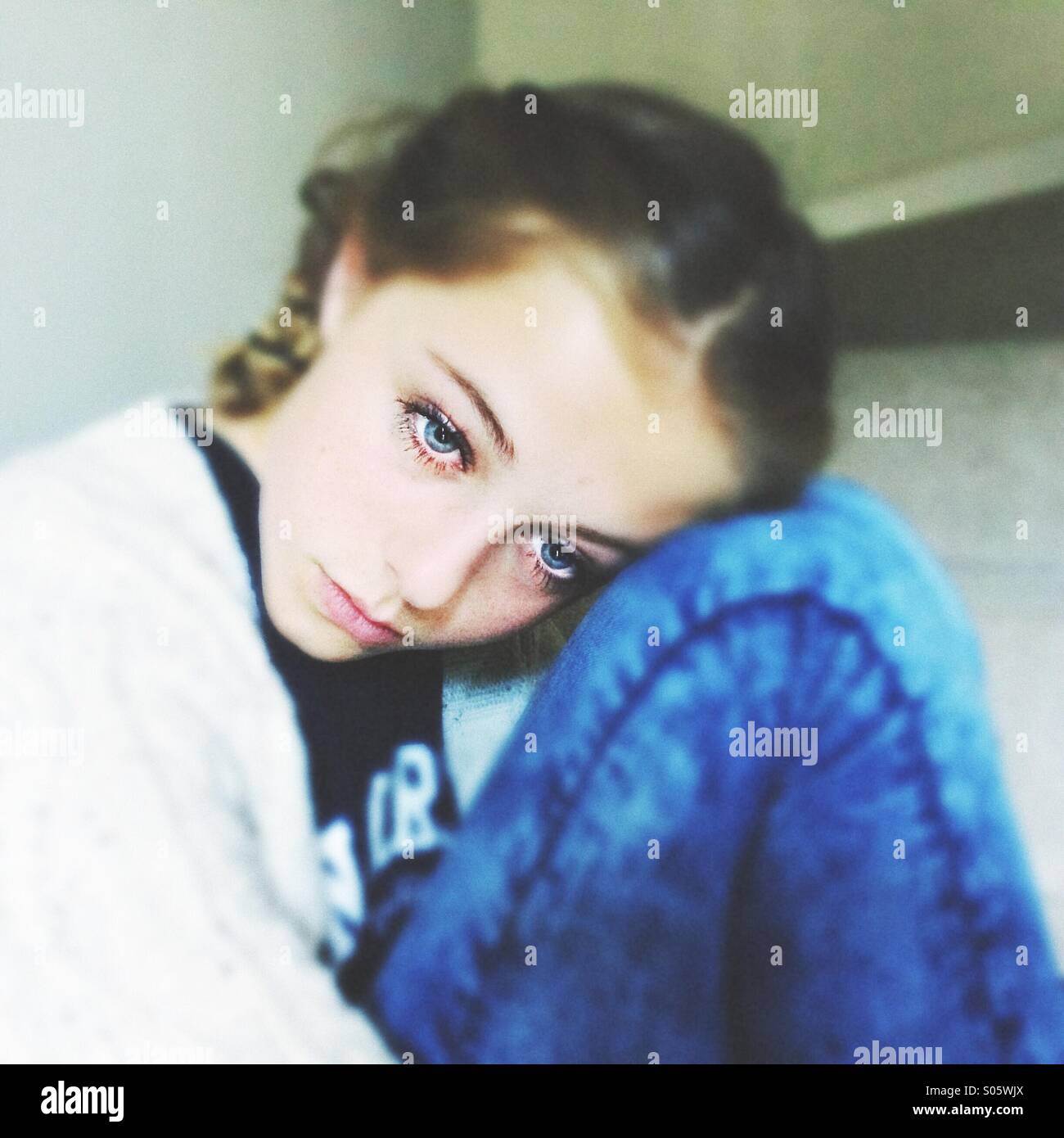 French plait hi-res stock photography and images - Alamy