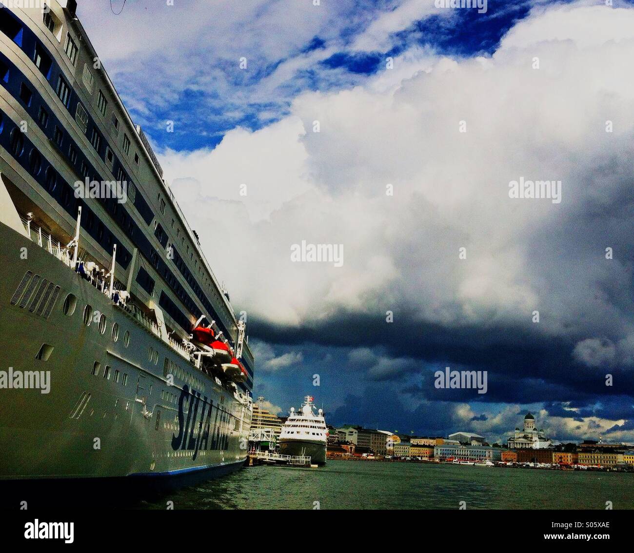 Harbour silja line ferry helsinki hi-res stock photography and images ...