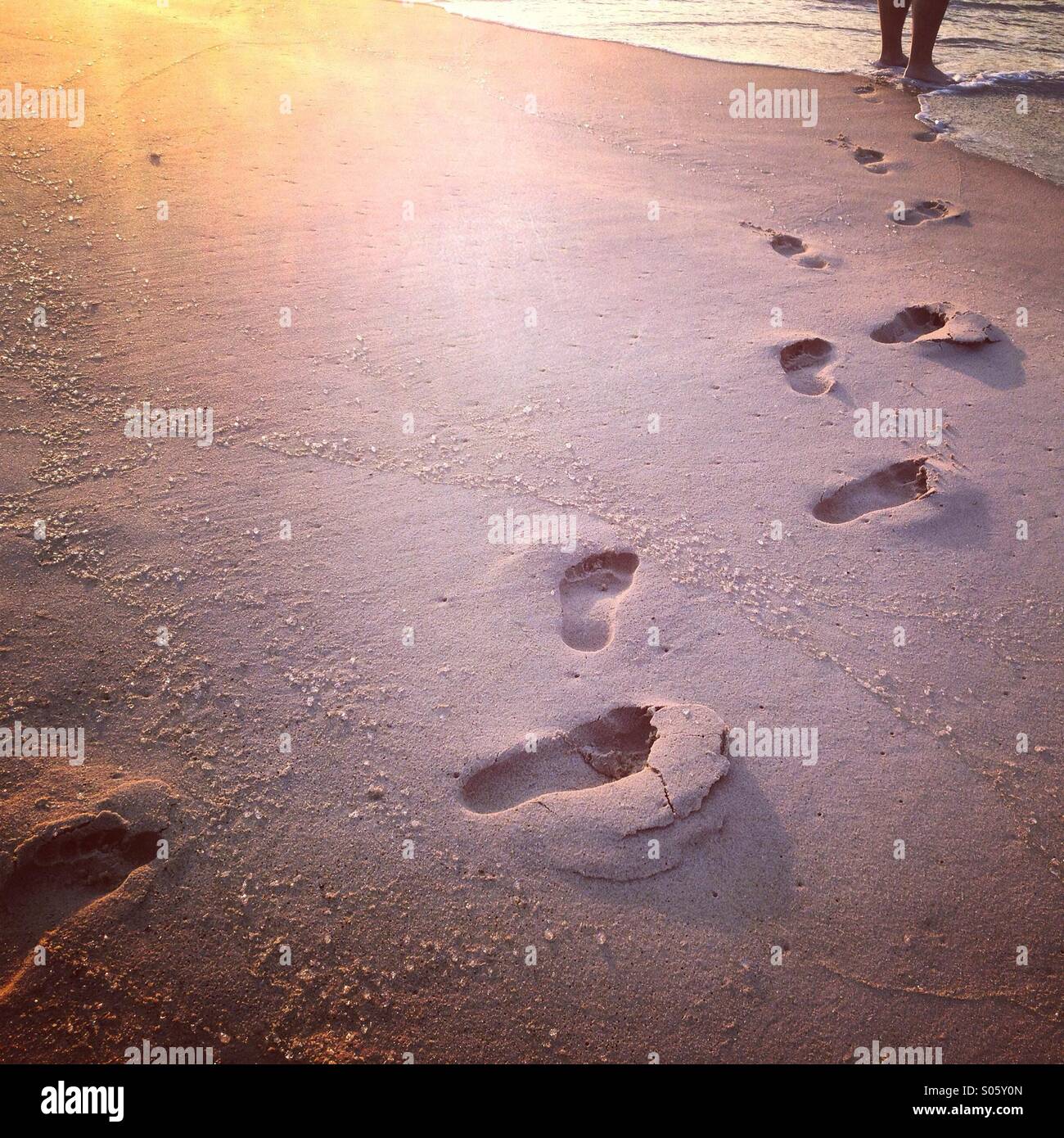 Long footprints hi-res stock photography and images - Alamy