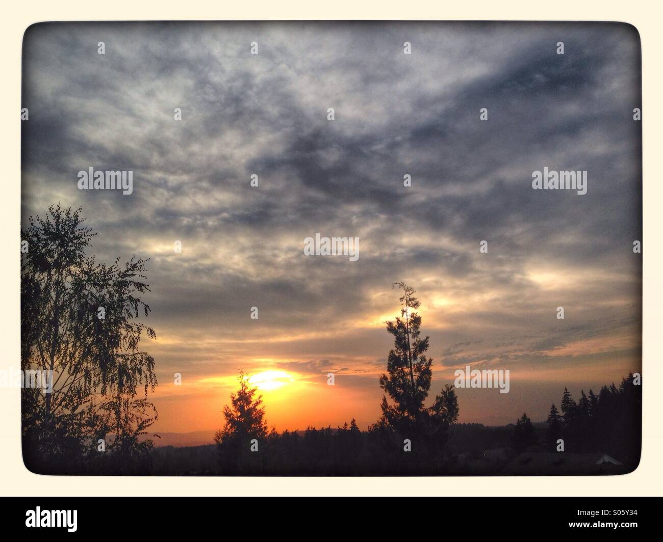 August sunset hi-res stock photography and images - Alamy
