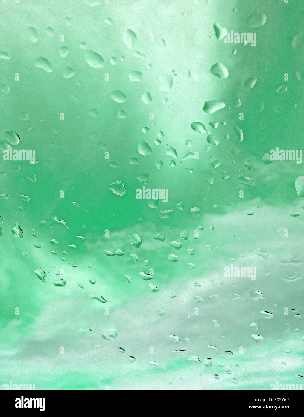 Rain drops on window Stock Photo - Alamy