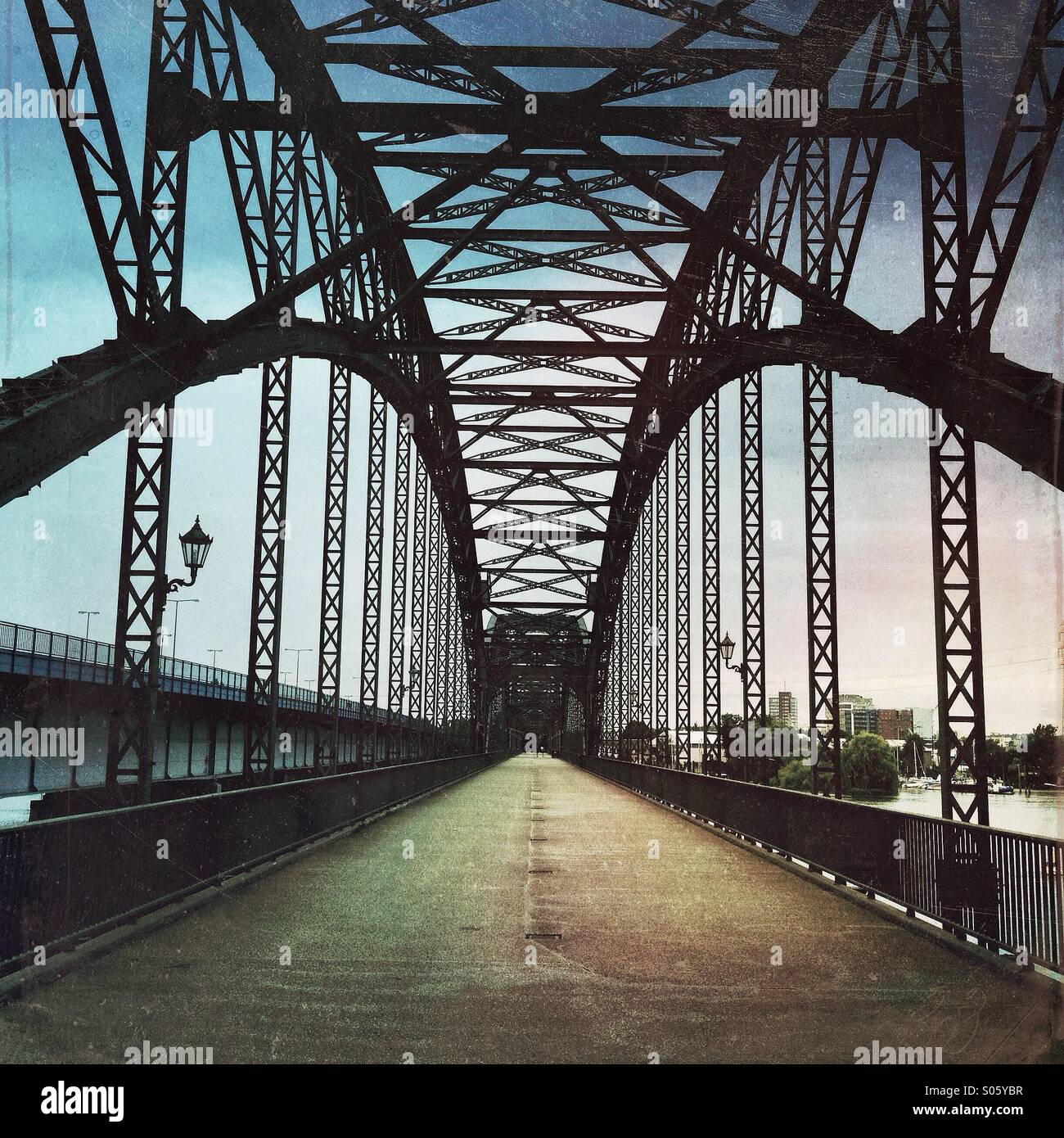 Old elb bridge hi-res stock photography and images - Alamy