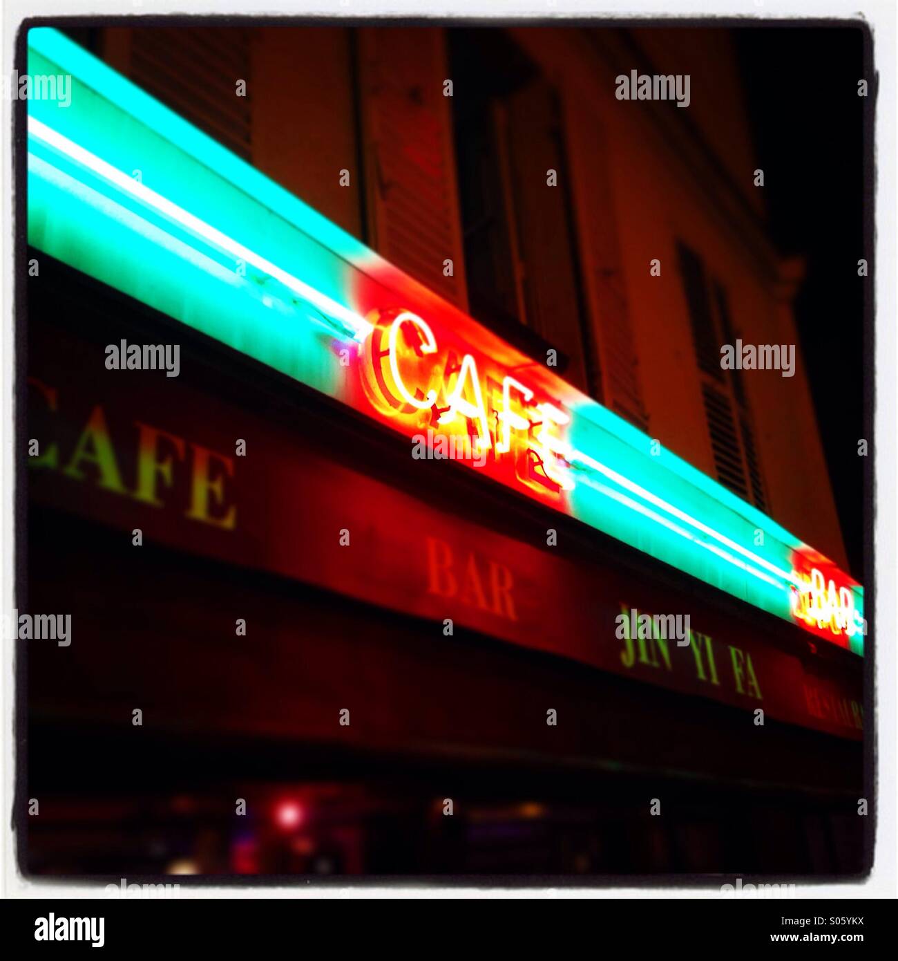 Neon cafe hi-res stock photography and images - Alamy